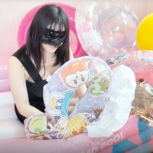 巨大風船の乗り方＆割れるまで乗る - MIYAちゃんのショップ - BOOTH