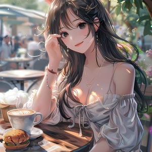 カフェでの穏やかな時間 - aimostudio - BOOTH