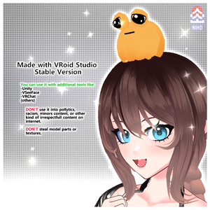 3D Hangyodon ハンギョドン Plush Head Accessory ぬいぐるみヘッドアクセサリー【VRoid】Custom ...