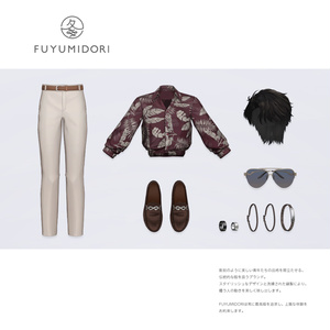【VRC対応3D服飾モデル】FUYUMIDORI Black Snake ver1.05 - yoyogi mori - BOOTH
