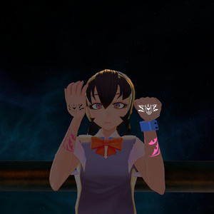 【VRChat向け】VR Flag - 手持ち旗 (柄のカスタマイズ可能) - key-assets - BOOTH