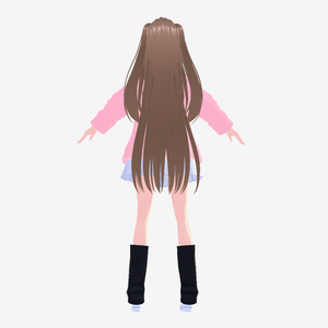 Pink Hoodie Texture Pack for VRoid Model, VRChat - SantyShop Vroid - BOOTH