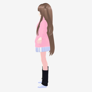 Pink Hoodie Texture Pack for VRoid Model, VRChat - SantyShop Vroid - BOOTH