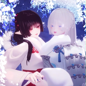 🖤 Melling " Shiny Wave hair " 【4アバター対応 🖤 Liltoon / VRChat】 - Melling - BOOTH