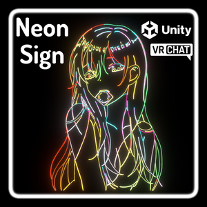 VRCHAT NEON WORLD 2 - MamboixShop - BOOTH