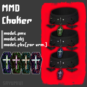 [VRChat + MMD] Wings demon glasses DL - SAYUMIVI - BOOTH
