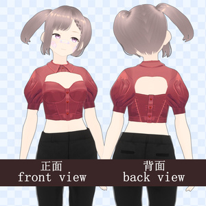 [VRChat + MMD] Wings demon glasses DL - SAYUMIVI - BOOTH
