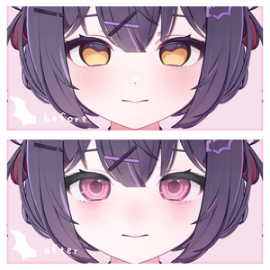 Fuwawa Face 𓏸𓈒 しなの対応‪𓂃𓈒𓂂𓇬 - ねこのほし - BOOTH