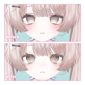 Fuwawa Face 𓏸𓈒 しなの対応‪𓂃𓈒𓂂𓇬 - ねこのほし - BOOTH