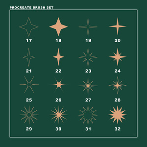 [Procreate]ポップなスタンプ35種セット - 087ohana - BOOTH