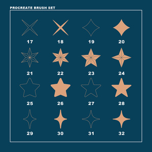 [Procreate]ポップなスタンプ35種セット - 087ohana - BOOTH