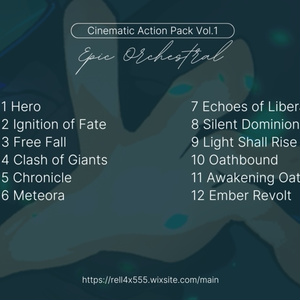 アクションBGM Pack Vol.2 Dramatic Suspense - rell4x - BOOTH