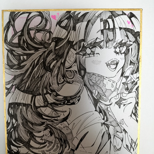 色紙原画イラスト - 20057 - BOOTH