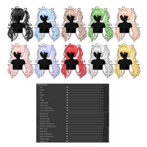 Double braid Hair ★ 【PB】 【15 Avatars】 - Yune-Yune - BOOTH