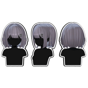 【Sele】 ★Neko-Like Short Bob Hair ★【PB】 - Yune-Yune - BOOTH