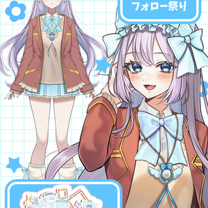 【無料配布】3月のVtuberフォロー祭り素材 - 犬飼ましろの素材屋さん - BOOTH
