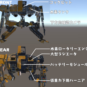 VRC用メカアバター"Regulus" - 氷砂糖製作所 - BOOTH