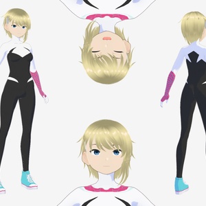 nude muscle skin female for vroid - purplemoonshiz - BOOTH