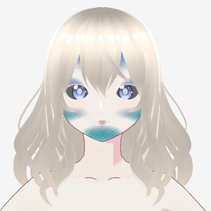 nude muscle skin female for vroid - purplemoonshiz - BOOTH