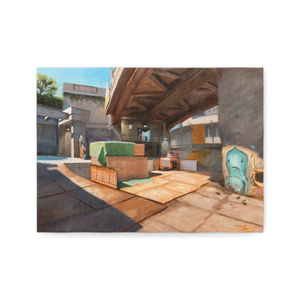 CS2 Overpass - B Site, Primo art - shreyasfineart - BOOTH