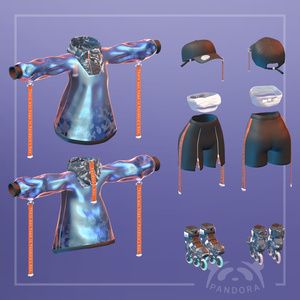 [VRchat] Octopusquid suit - qpandorap - BOOTH