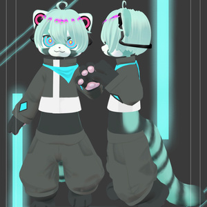 雨猫（うびょう）3Dモデル - SIFFRIN - BOOTH