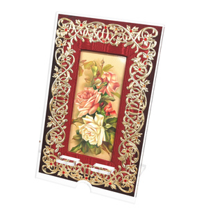 Mucha The Four Flowers "Carnation"・アクリルブロック - artiemestieri - BOOTH