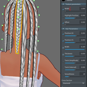 Vroid Mohawk Hair Preset - ArgamaWitch - BOOTH