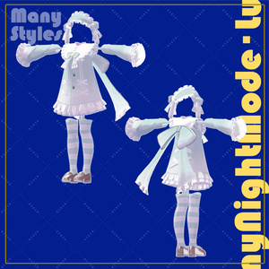 【8アバター対応】ティニーナイトモード・ルナ-Tinny night mode Luna- - ManyStyles - BOOTH