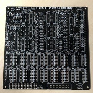 今さら標準ロジックでCPUをつくる本～TD4基板の使い方と応用～ - dip-factory - BOOTH