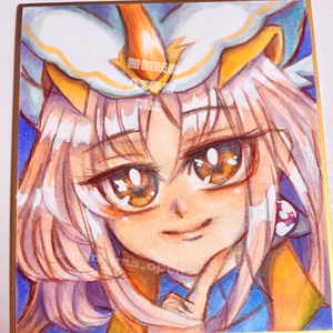 【色紙】紅涙の魔ラクリモーサ【遊戯王OCG】 - まっさま亭 - BOOTH