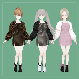 VRChat向け 森羅-Shinra- 3PieceSet - えれさとのお店 - BOOTH