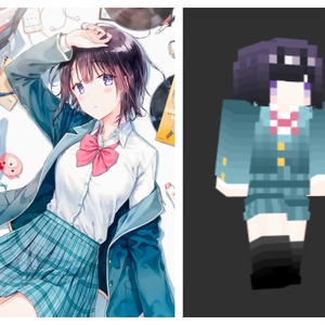 Minecraft Skin－なちょ猫 (Nachoneko) Skin - Tang Yuan-TW - BOOTH