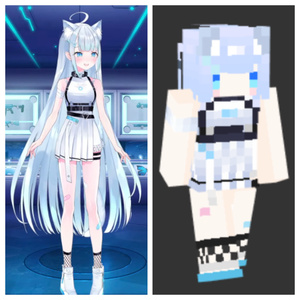 Minecraft Skin－なちょ猫 (Nachoneko) Skin - Tang Yuan-TW - BOOTH