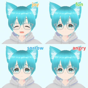 【無料配布 オリジナル3Dモデル】まい（VRChat・Cluster対応）UnityPackage・VRM・VRoidデータ - かるみゃ糖 - BOOTH