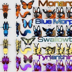 Moth Lepyphon VRChat Avatar - Arts by Kei - BOOTH