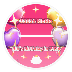 RIO誕生日記念B2ポスター/RIO birthday celebration B2 poster - ♡♡RioRio's Merch ...