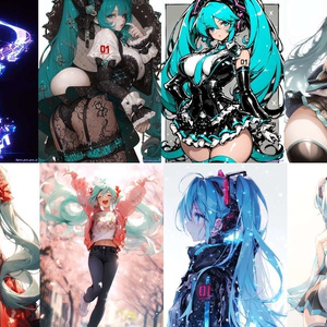 Hatsune Miku illustrations #10 - pon_pon - BOOTH