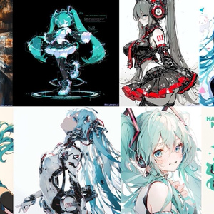 Hatsune Miku illustrations NSFW #01 - pon_pon - BOOTH