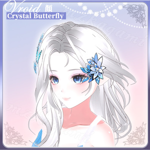 [無料]【VRoid】黒い王冠 / Black Crown 髪飾【Headdress】 - Mzkagami - BOOTH