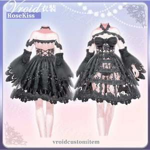 [無料]【VRoid】黒い王冠 / Black Crown 髪飾【Headdress】 - Mzkagami - BOOTH