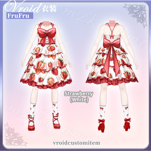 【VRoid】Phantom Sweetie / Leather Jacket Set (3 colors) - Mzkagami - BOOTH