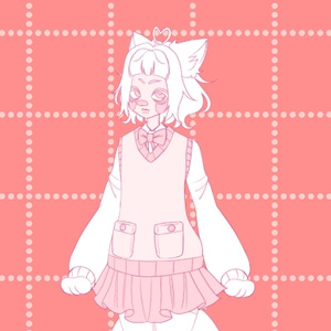 [VTUBER MODEL FREE] Vamp Zombie Gal - bug-sprxy - BOOTH