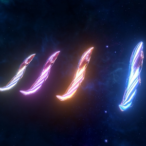 【VRC/Unity】夜空バンドル：翼＋輪 10%OFF（2色セット / MA対応） - ちゃとら工房 - BOOTH