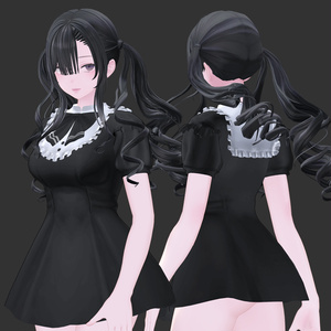 Goth Lace Dress For Manuka - silica-gel - BOOTH