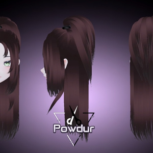 Long Bangs Hair - powdur - BOOTH