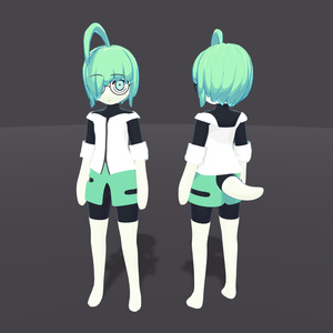 Akyo - VRChat対応アバター - nooktown - BOOTH