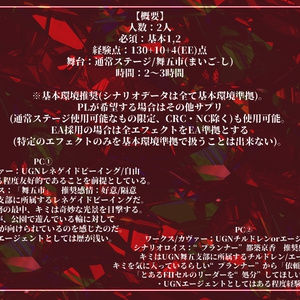 【CoCシナリオ(第6版)】devour*devour★本文無料 - Gul Miya - BOOTH