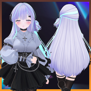 StarCross Bob Hair Highlights Texture 【VRC Hair Texture - Studio4NIMARU ...