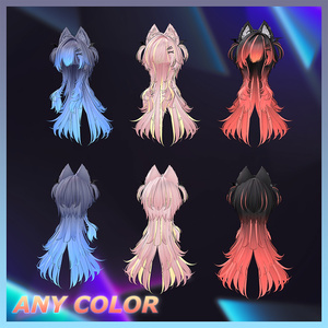 Halftwin Highlights Texture 【VRC Hair Texture - mochipun】 - StrandX - BOOTH